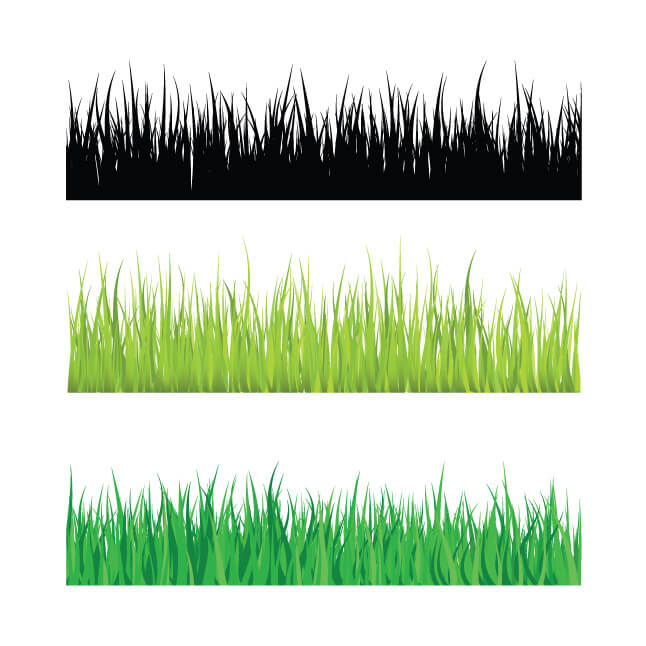 Grass Symbol: Natural Design Element - Graphic a2z