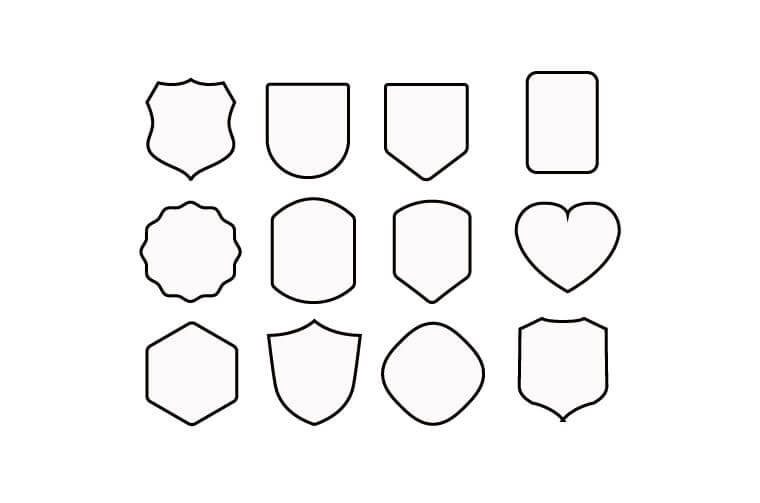 Badge-Worthy Shapes: Free EPS Graphics for Distinctive Designs ...
