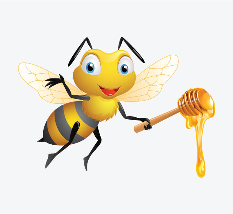 Buzzing Bee Vector: Free EPS Illustration - Graphic a2z