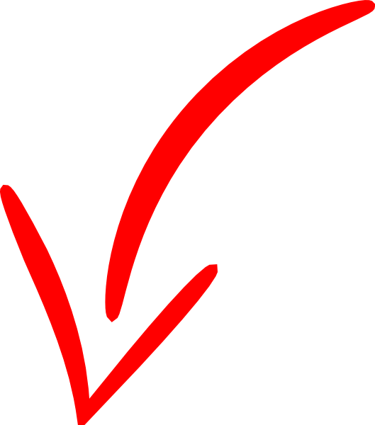 Arrow down illustration, YouTube Marketing Red Arrows - Graphic a2z