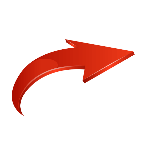 Red color arrow, angle arrow, arrow for text png - Graphic a2z