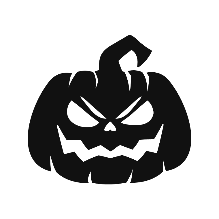 halloween pumpkin angry face drawing by illustration - Graphic a2z