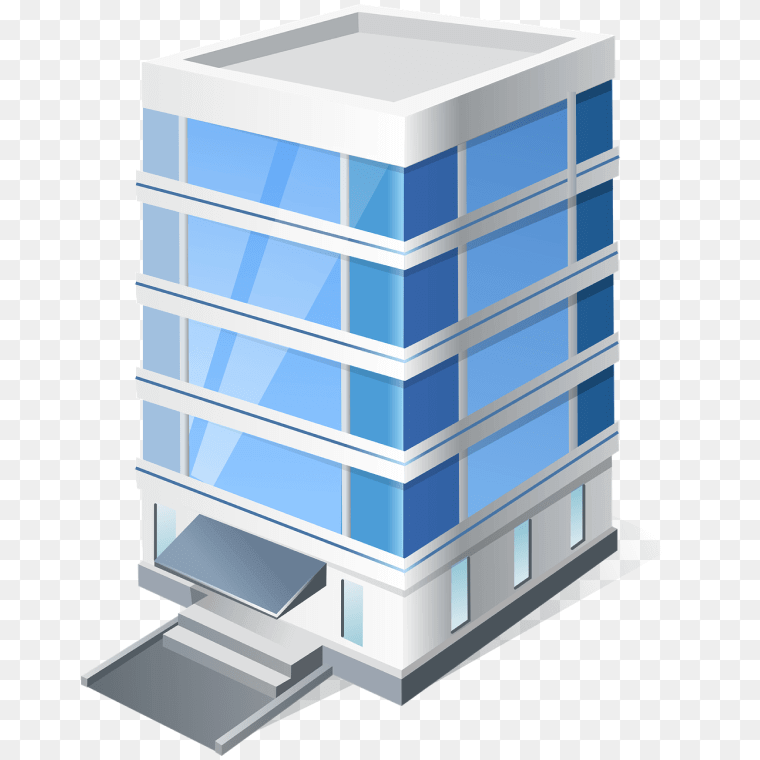 Office Building Icon Transparent Background Png Image - Graphic a2z