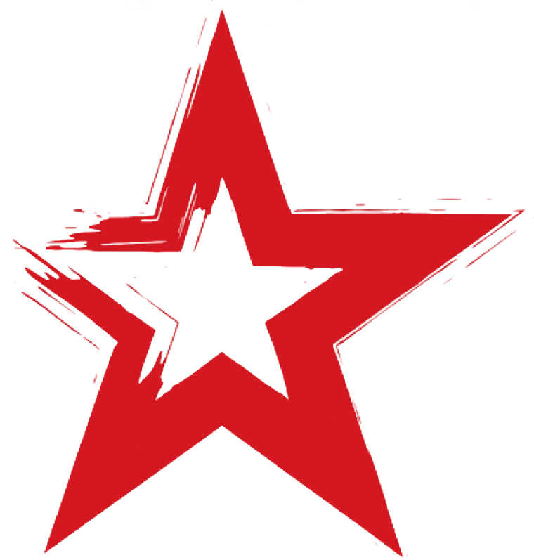Red Star Symbol background png image - Graphic a2z